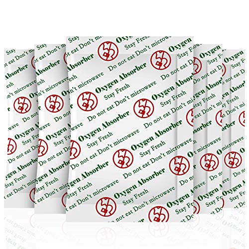 SurpOxyLoc(50Sachets)500cc Oxygen Absorbers for Food Storage, Food Grade Oxygen Absorbers Packets for Food