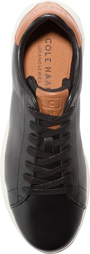 Cole Haan Men's Grandpro Tennis Fashion Sneaker, Black/British Tan, 10 M US
