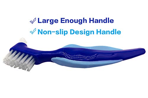 Denture Case,Denture Cups Bath, Toothbrush with hard denture, Dentures Container with Basket Denture Holder for Travel,Mouth Guard Night Gum Retainer Container (Purple)