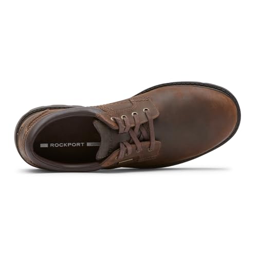 Rockport mens Storm Surge Water Proof Plain Toe oxfords shoes, Tan, 9.5 US