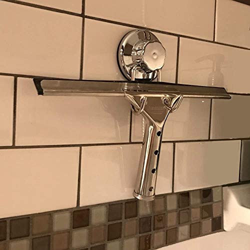 Stainless Steel Vacuum Hook, Super Suction Suction Cup,Suitable for Bathroom and Kitchen(Two Pieces) (Silver)