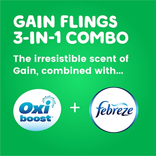 Gain Flings Moonlight Breeze Laundry Detergent Pacs Capsules, 35 Count