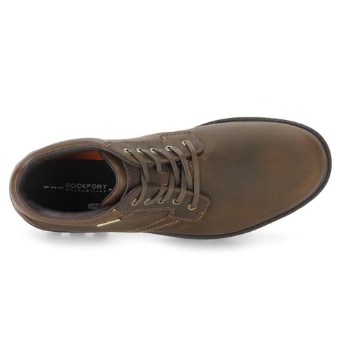Rockport mens Storm Surge Water Proof Plain Toe chukka boots, Tan, 9.5 W US