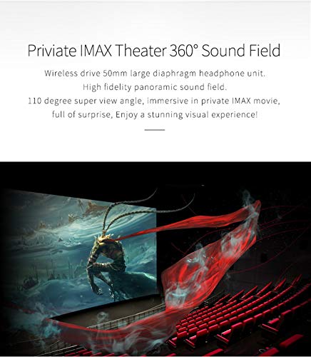 3D Virtual Reality Headset, 3D VR Glasses Viewer w/ Bluetooth Headphones for iOS iPhone 12 11 Pro Max Mini X R S 8 7 Samsung Galaxy S10 S9 S8 S7 Edge Note/A 10 9 8 + Other 4.7-6.2" Cellphone, Black