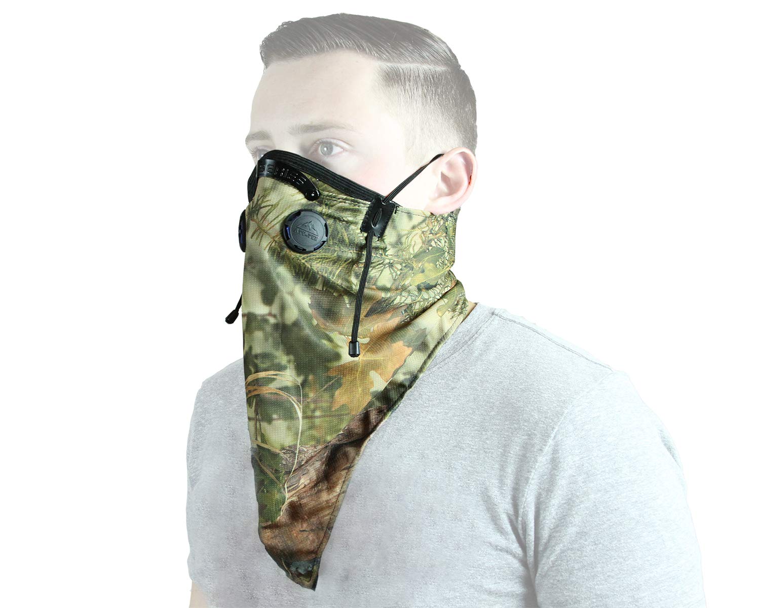 ATV TEK, Bandana Style Dust Masks with Suspension Straps and 3D Nose Box - Camo, 20"