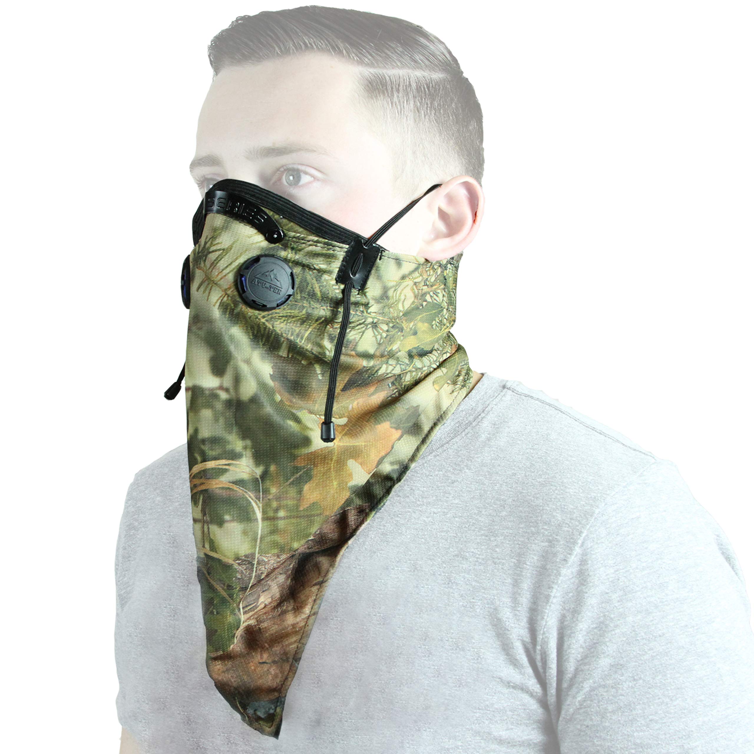 ATV TEK, Bandana Style Dust Masks with Suspension Straps and 3D Nose Box - Camo, 20"