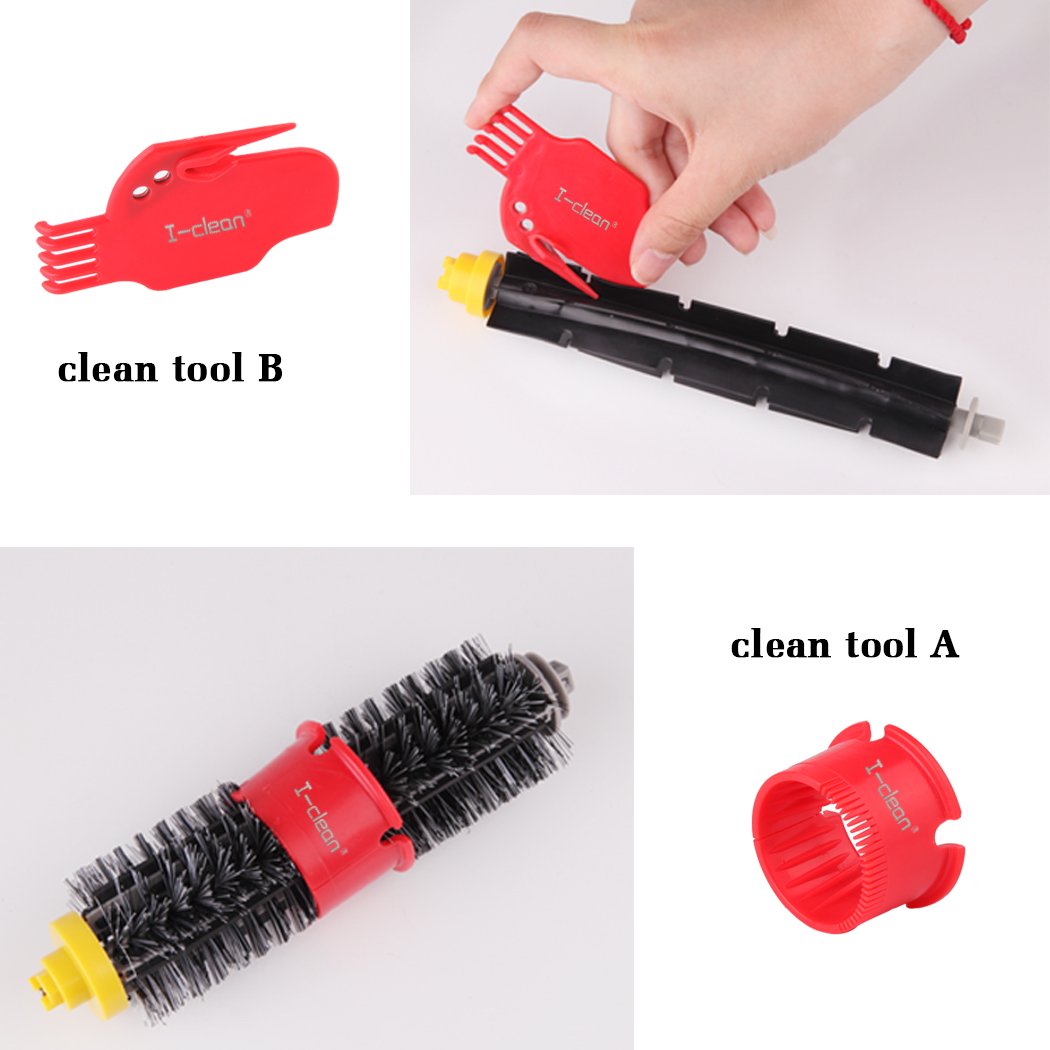 I-clean14pcs Replacement Parts for iRobot Roomba 690 614 620 630 650 652 660 680(Not for 645 655)& 500 Series 595 585 564 552