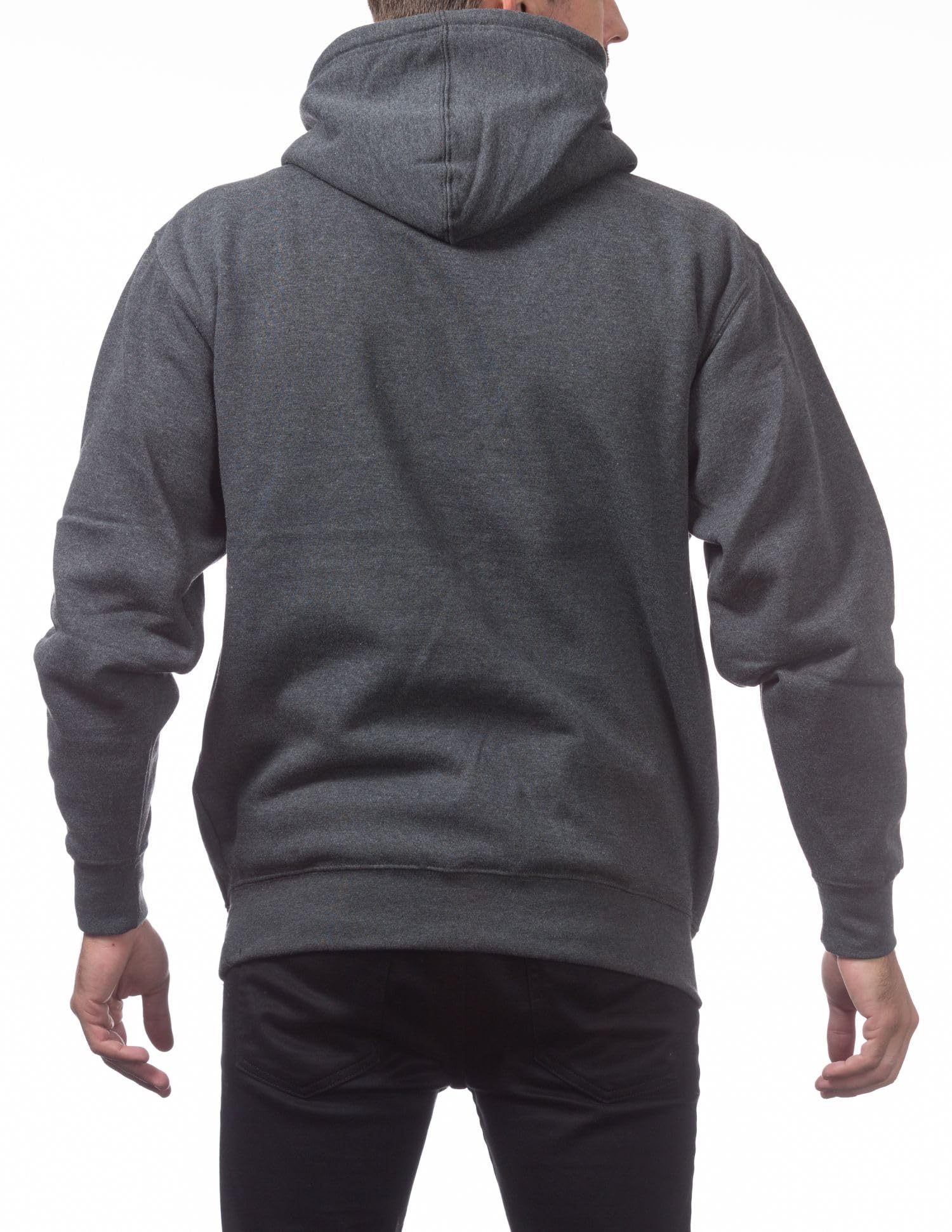 Pro Club Men's Heavyweight Pullover Hoodie (13oz), Charcoal, 4X-Large