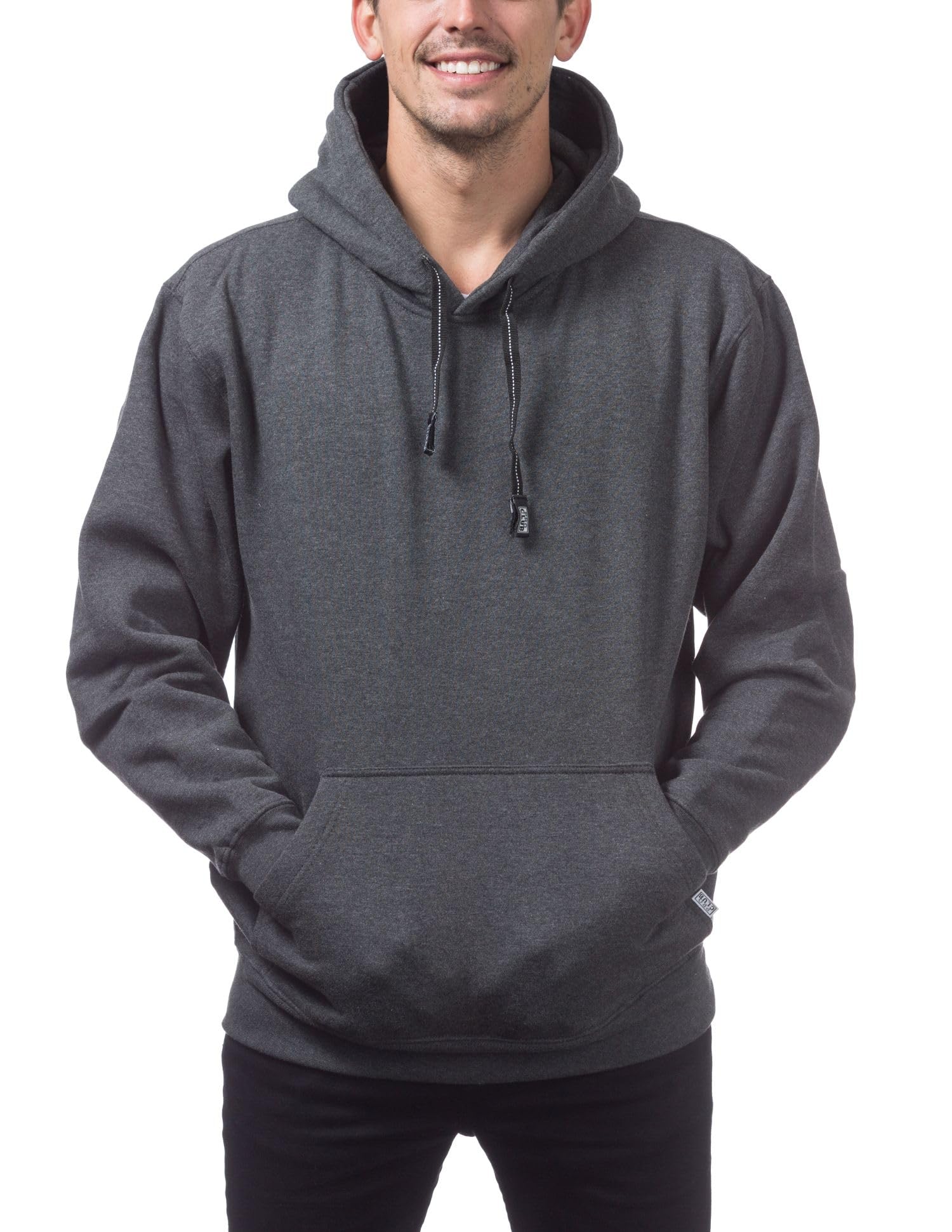 Pro Club Men's Heavyweight Pullover Hoodie (13oz), Charcoal, 4X-Large