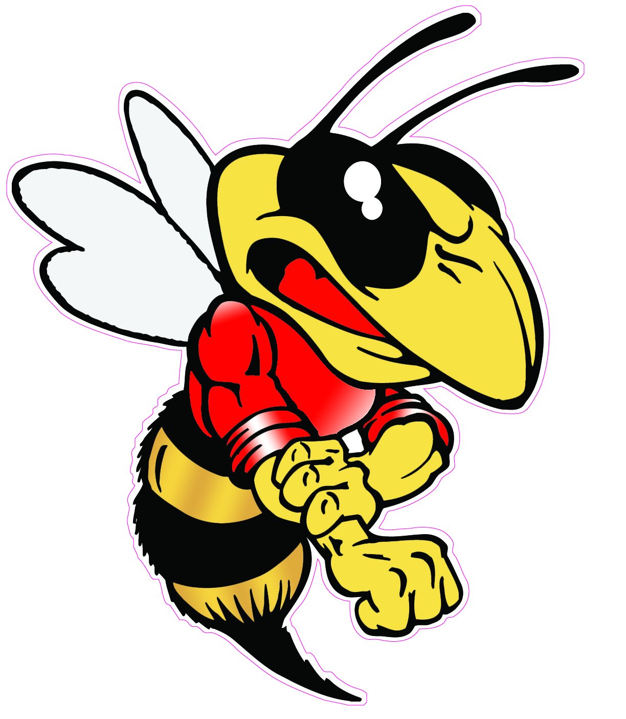 Nostalgia Decals Stinger Bee Decal is 5" in Size in The United States