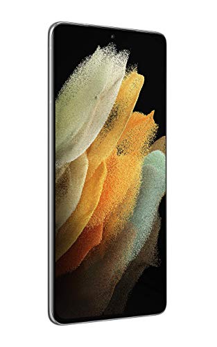 Samsung Galaxy S21 Ultra 5G, US Version, 128GB, Phantom Silver - Unlocked (Renewed)