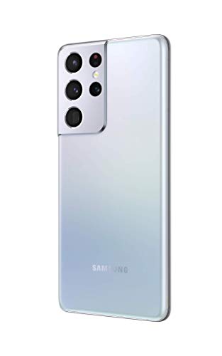 Samsung Galaxy S21 Ultra 5G, US Version, 128GB, Phantom Silver - Unlocked (Renewed)