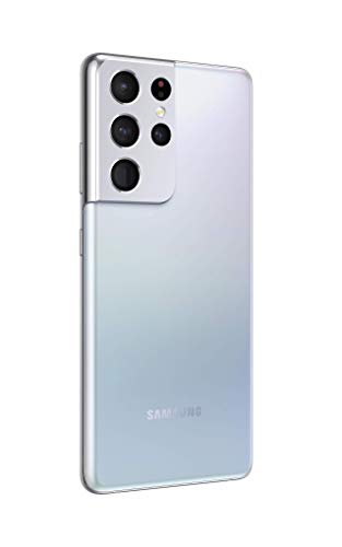 Samsung Galaxy S21 Ultra 5G, US Version, 128GB, Phantom Silver - Unlocked (Renewed)