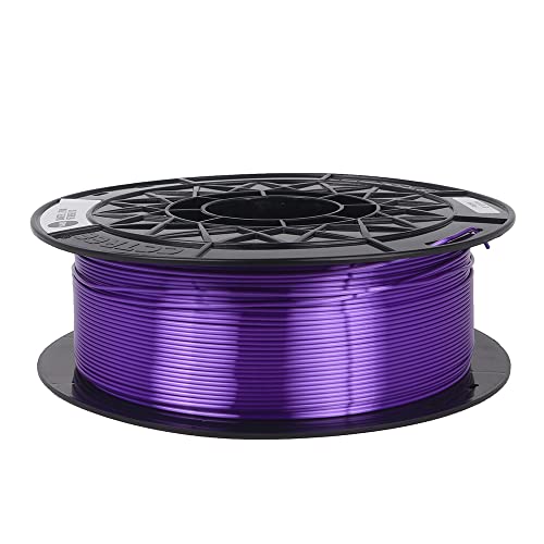 CCTREE Shiny Silk PLA 3D Printer Filament,1.75mm 1kg Spool (2.2lbs) Dimensional Accuracy +/- 0.03mm Silk PLA, Vacuum Packaging Consumables, Fit Most FDM 3D Printers (Purple)