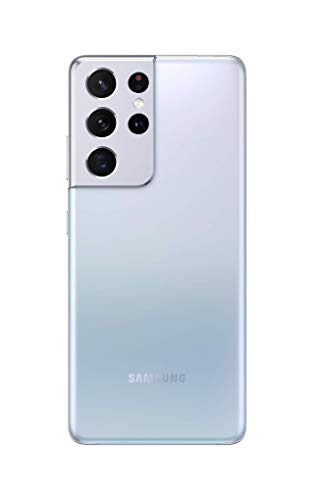 Samsung Galaxy S21 Ultra 5G, US Version, 128GB, Phantom Silver - Unlocked (Renewed)