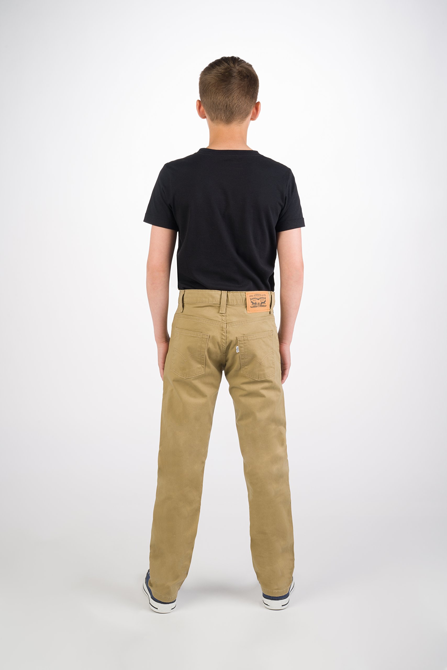 Levi's Boys' Big 511 Slim Fit Uniform Pants, Harvest Gold, 16