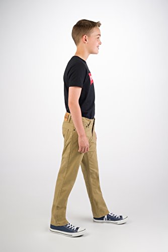 Levi's Boys' Big 511 Slim Fit Uniform Pants, Harvest Gold, 16