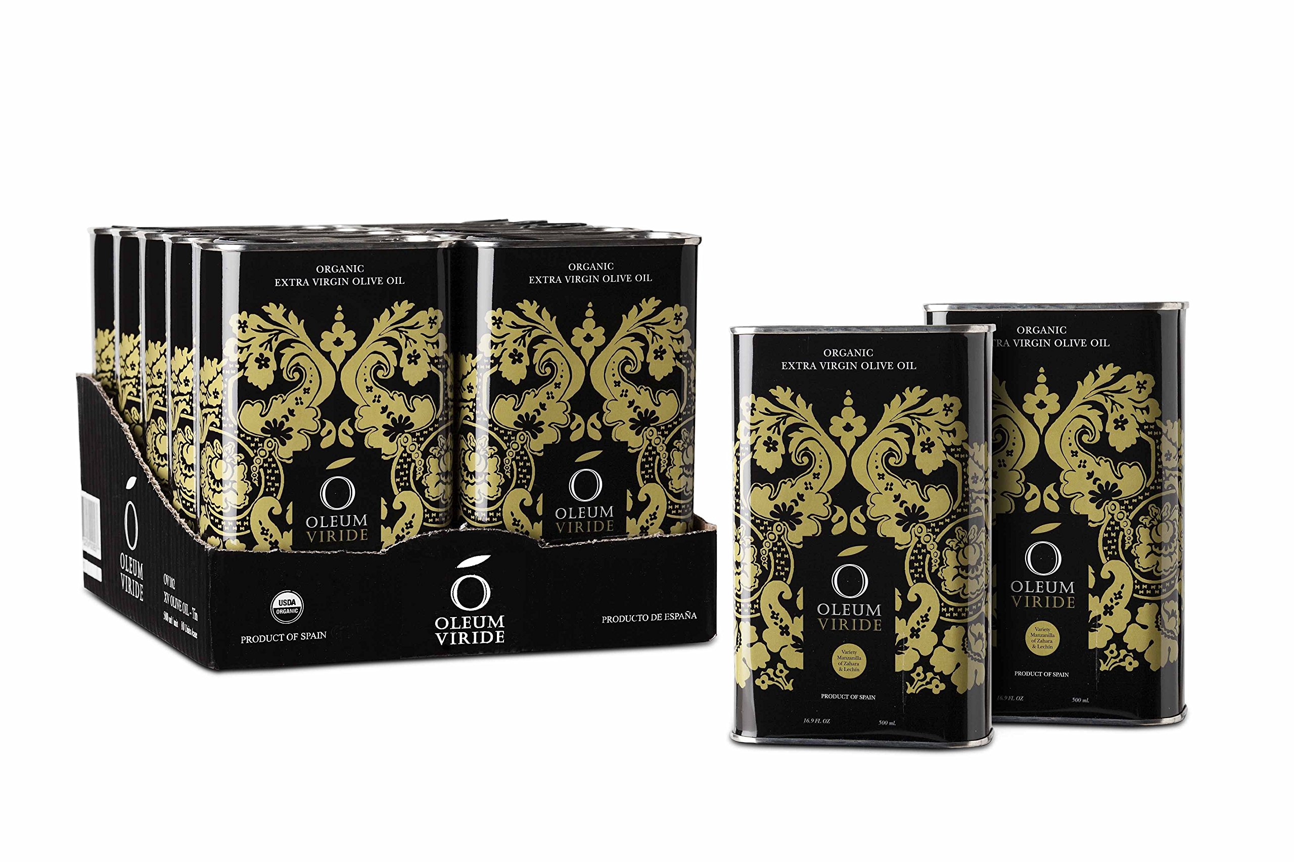 NEW HARVEST, VERY FRESH Organic Extra Virgin Olive Oil OLEUM VIRIDE, from Spanish National Park, unfiltered, directly from farmers
