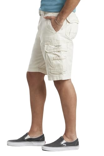Unionbay mens Survivor Belted Cargo Short - Reg and Big & Tall Sizes,Stone,32