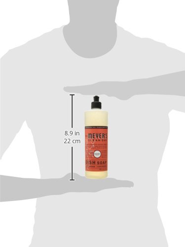 MRS. MEYER'S CLEAN DAY Liquid Dish Soap, Biodegradable Formula, Radish, 16 fl. oz