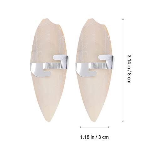 Hemobllo Cuttlebone for Birds- 6 Set Cuttlefish Bones with Metal Holder Parrot Cuddle Bone Chew Toy Pet Molar Toy Cuttlebone for Cockatiels Parakeets (10-12cm)
