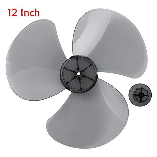 Aislor Fan Blade, Replacement Part fits for 16-inch/400mm Standing Pedestal Fan or Table Fanner Grey 12 Inch