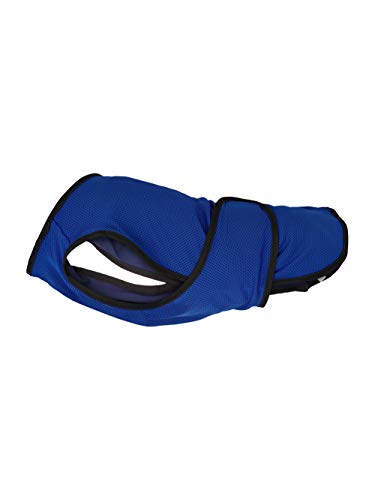 Lautus Pets Dog Cooling Vest - Lightweight Dog Cooling Jacket for Dogs. (S - Small 35cm, Blue)
