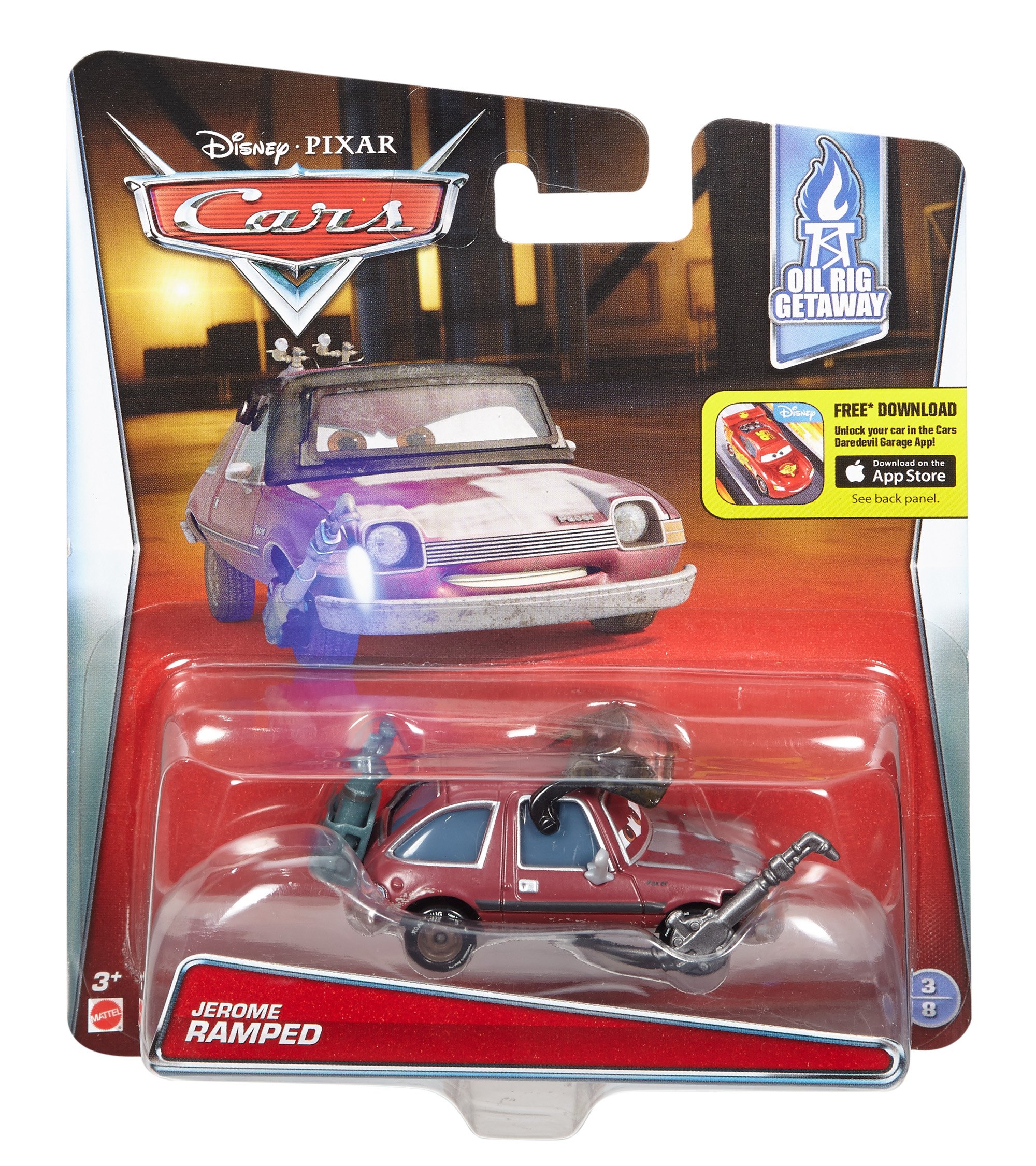 Disney/Pixar Cars Oil Rig Getaway Jerome Ramped Die-Cast Vehicle