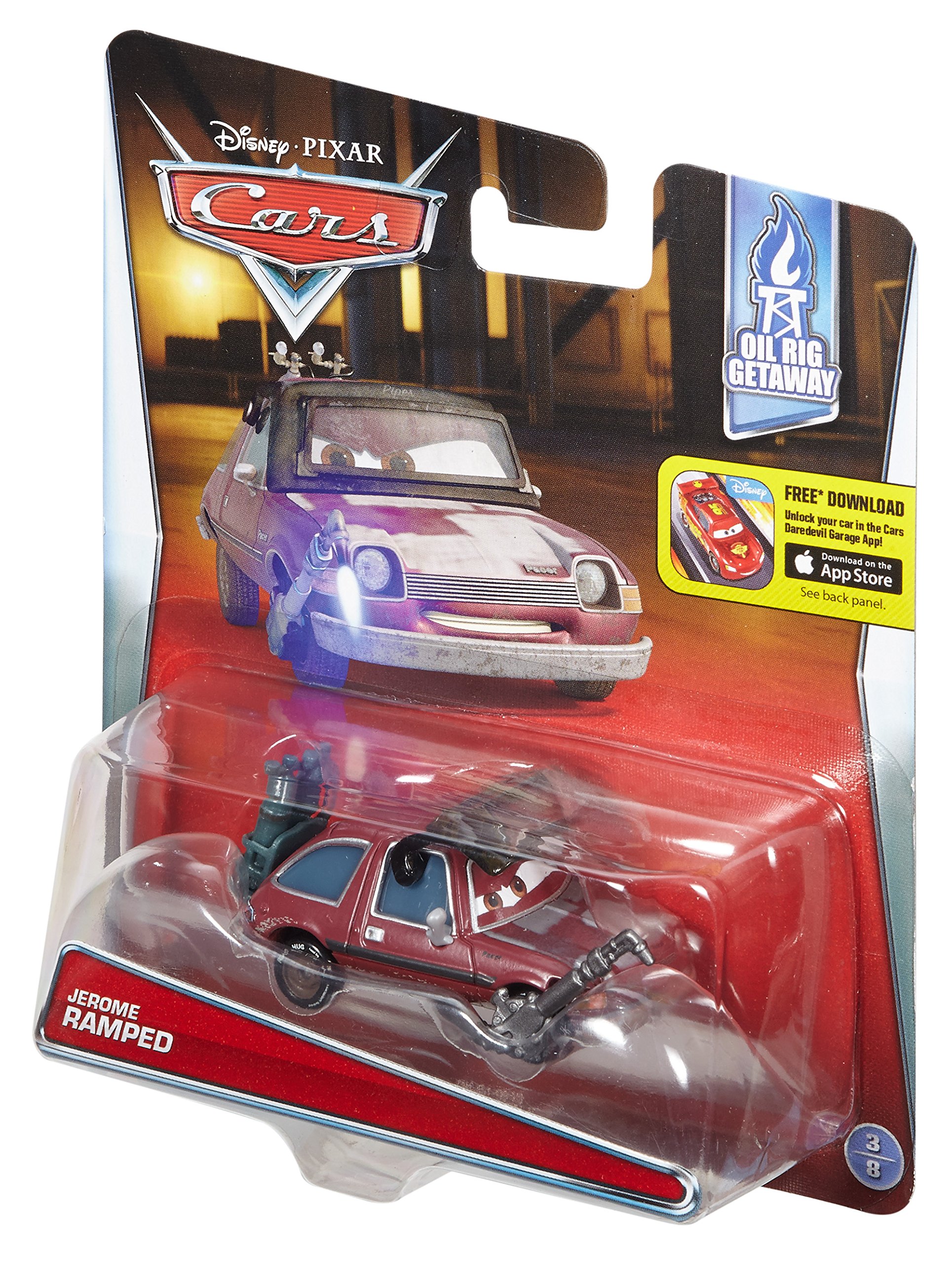 Disney/Pixar Cars Oil Rig Getaway Jerome Ramped Die-Cast Vehicle