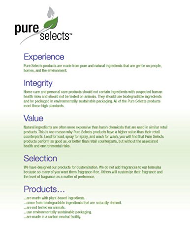 Pure Selects Dish Soap Concentrate • 2 Pack • Each Quart of concentrate makes 4 quarts of Dish Soap • All Natural • No added Fragrance or Dye • NO ANIMAL TESTING