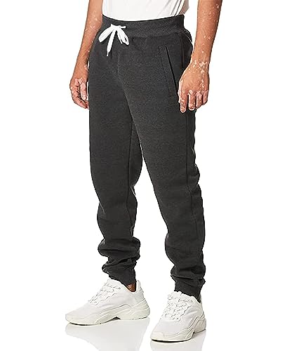 Southpole Men's Basic Active Fleece Jogger Pants-Regular and Big & Tall Sizes, HCH, S