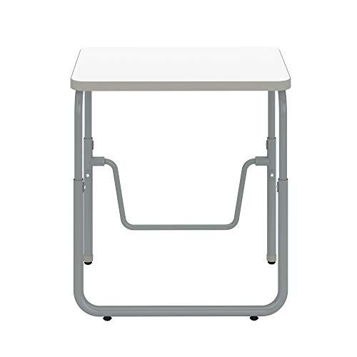 Safco Products AlphaBetter 2.0 Height β Adjustable Student Desk with Swinging Footrest Bar, Sit to Stand, 22"-30", Dry Erase