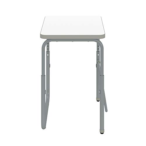 Safco Products AlphaBetter 2.0 Height β Adjustable Student Desk with Swinging Footrest Bar, Sit to Stand, 22"-30", Dry Erase