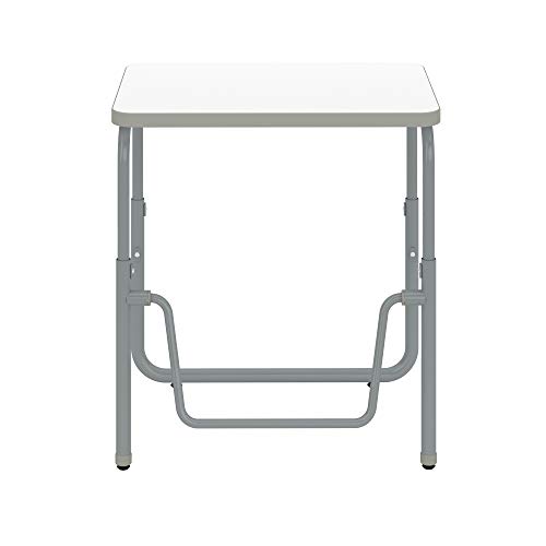 Safco Products AlphaBetter 2.0 Height β Adjustable Student Desk with Swinging Footrest Bar, Sit to Stand, 22"-30", Dry Erase