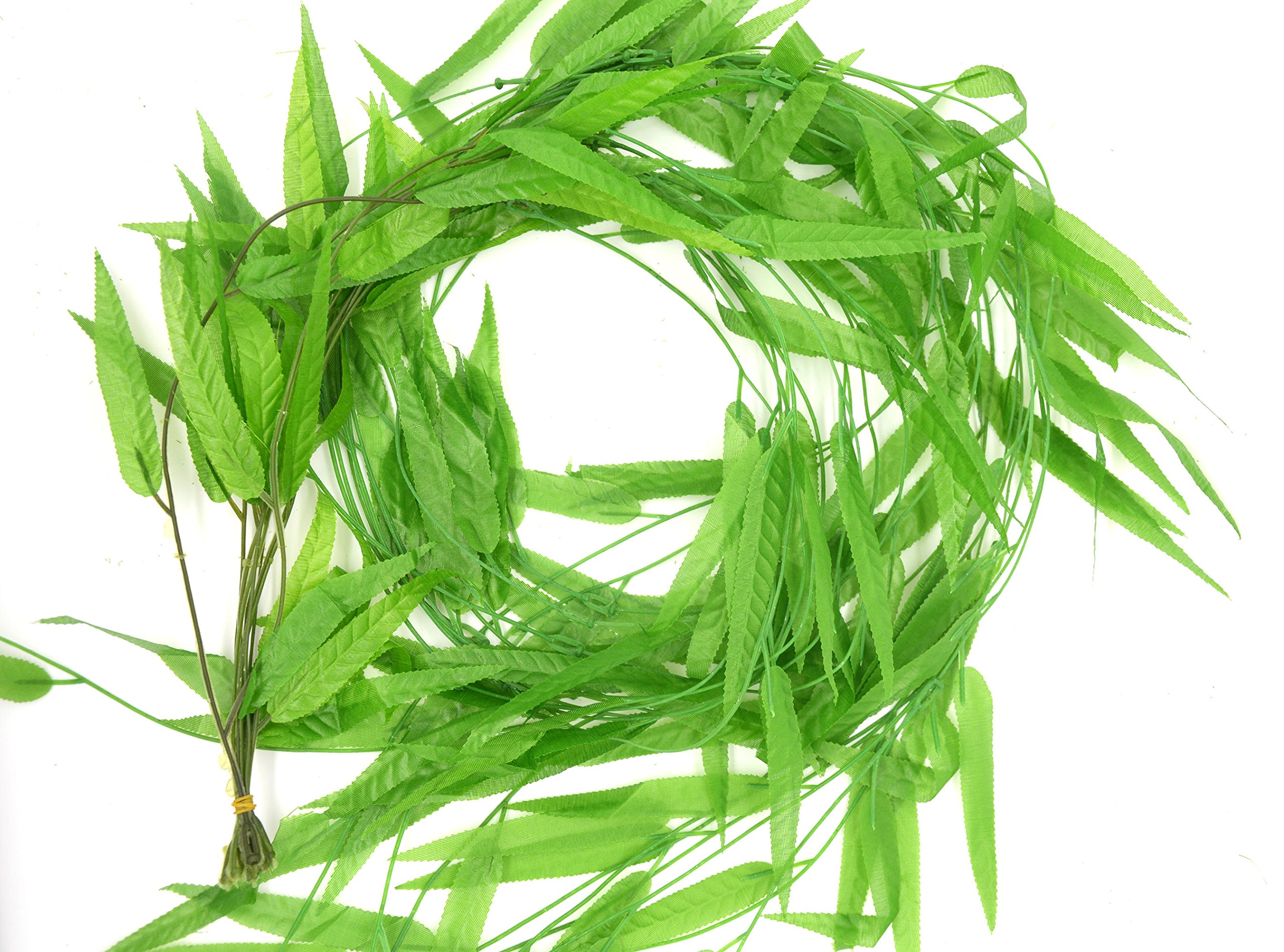 Bird Fiy 50 PCS 376 Feet Artificial Flower Greenery Wicker Rattan Vine Fake Foliage Leaf Flowers Plants Garland Garden Decoration