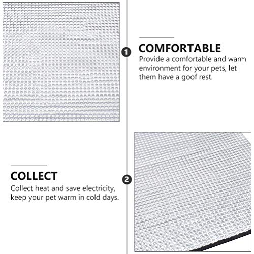 balacoo Reptile Heat Pad Pet Heating Pad Reptile Heat Pad Terrarium Heat Mat Pet Warmer Mat for Turtle Tortoise Lizard Spider Snake Terrarium Heating Pad