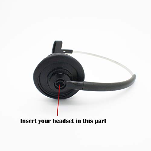 84605-01 Standard Headband by AvimaBasics | Premium Replacement Spare Parts Compatible with Plantronics Savi CS540 W740 W745 W440 W740-M Over-The-Head Headset (Headband & Extra Earpad)