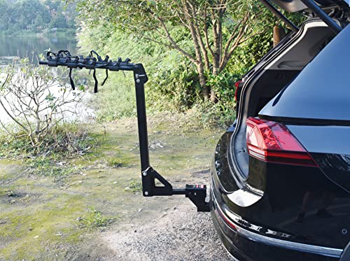REYSUN 864122 Trailer Hitch Riser 2 inch Receiver Hitch Extension with 4-1/4 inch Rise/Drop, Solid Shank,Hitch Pin Kit Included…