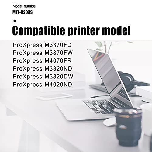 MLT-D203S [2 Pack,Black] Compatible Toner Cartridge Replacement for ProXpress M3370FD M3870FW M4070FR M3320ND M3820DW M4020ND Toner Cartridge.