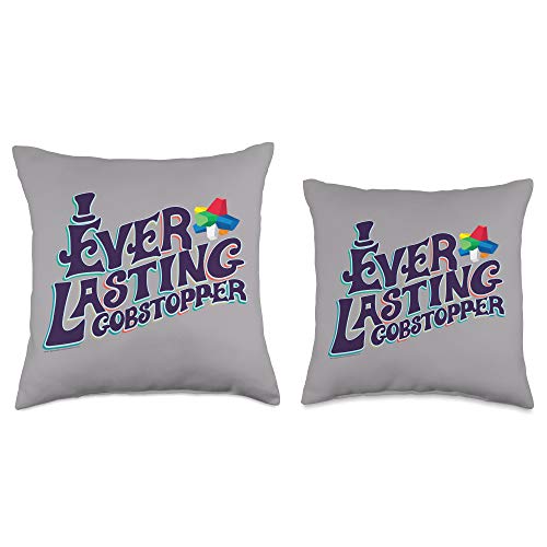Willy Wonka Chocolate Factory Everlasting Gobstopper Throw Pillow, 18x18, Multicolor
