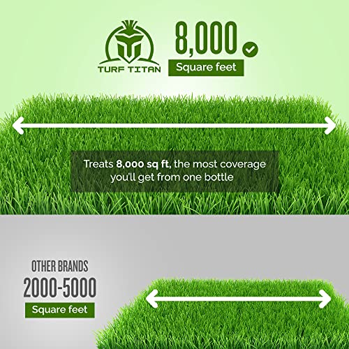 Turf Titan Thatch Buster - Liquid Aeration for Lawn Soil - Easy-to-Use Liquid Soil Loosener and Soil Conditioner for Lawns - 32 oz