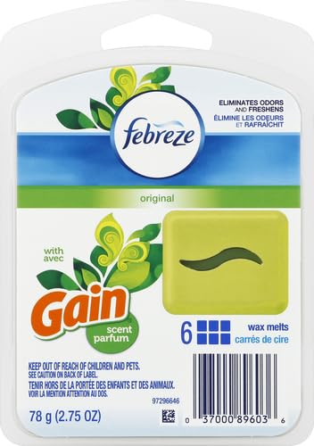 Febreze Wax Melts Gain Original Air Freshener (1 Count, 2.75 Ounce)