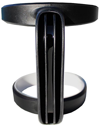 Grip-It YETI Tumbler Cup Handle for 30oz Rambler - Lightweight, Spill Proof Grip For RTIC Cooler Stainless Steel Tumblers, SIC, Ozark Trail & Travel Water Coffee Mugs or Flask - Midnight Black