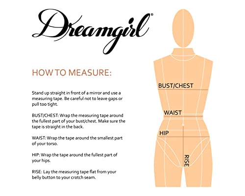 Dreamgirl Women's Sexy Lingerie Costume Set Stretch Knit Garter Slip G-String and Nurse Cap, Triage Trixie, One Size
