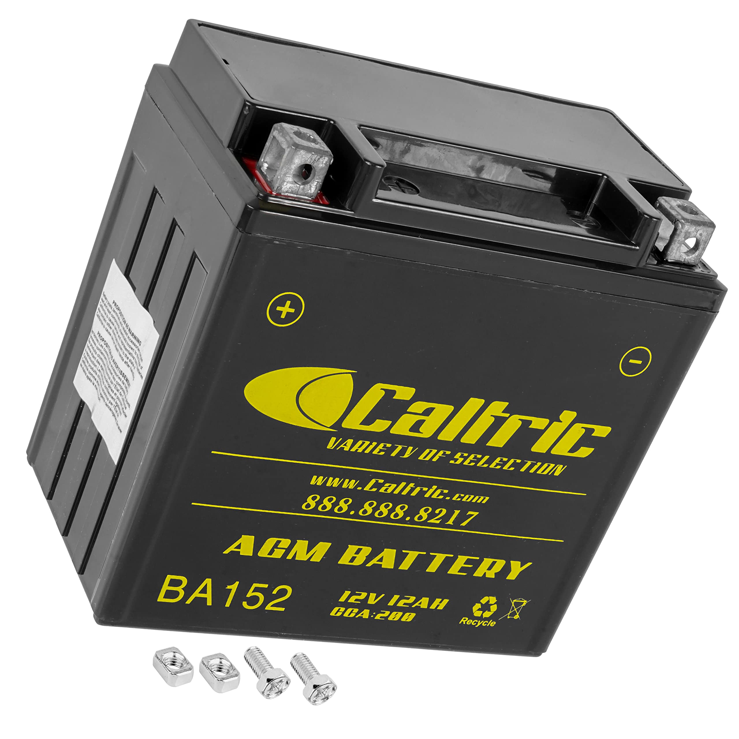 Caltric Agm Battery Compatible with Yamaha Raptor 660R Yfm660R Yfm-660R 2001-2005