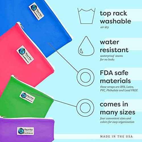 Planet Wise Reusable Zipper Gallon Bag - Clear