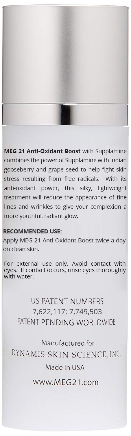 MEG 21 Anti-Oxidant Boost Shield + Power. Sun damage reversing repair serum Protects skin from inflammation, free radicals, oxidative stress, and environment Soothes and protects Allergy tested 1 oz