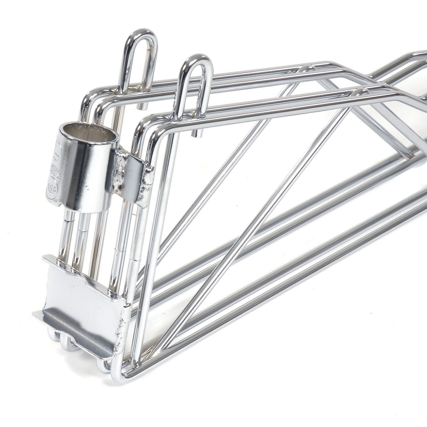 Nexel 14" Adjustable Single Wire Shelf Bracket, Chrome Finish