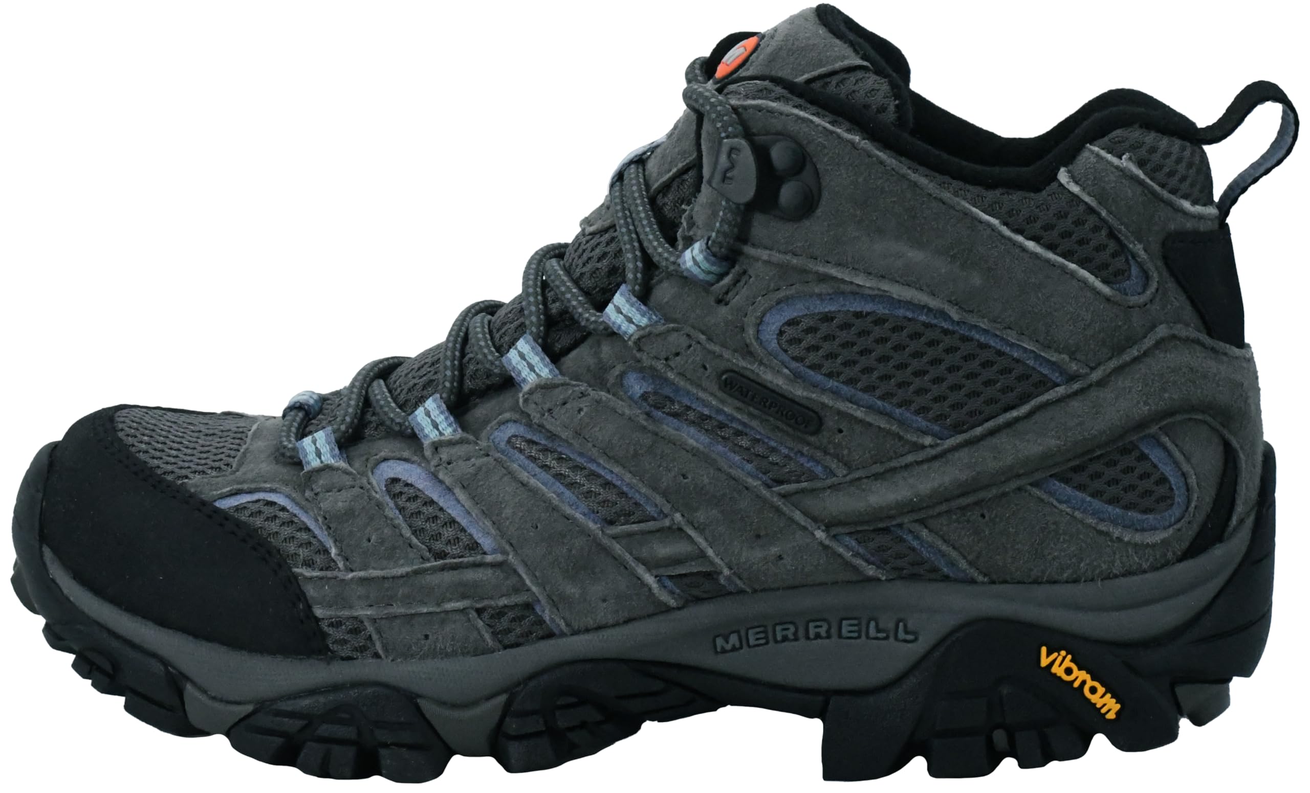 Merrell Women's Moab 2 Mid Waterproof Hiking Boot, Granite, 10 M US
