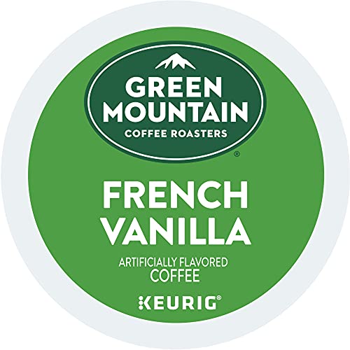Green Mountain Coffee Roasters French Vanilla Keurig Single-Serve K-Cup pods, Light Roast Coffee, 12 Count